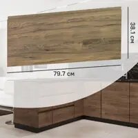 Фасад выдвижного ящика Токио 79.7x38.1 см KONSENSA ЛДСП цвет темное дерево