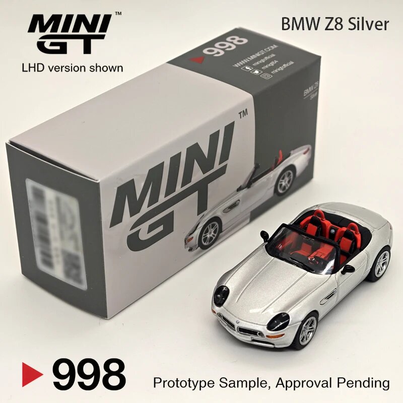 TSM MODEL BMW Z8 Серебристый 1:64 MGT00998CH
