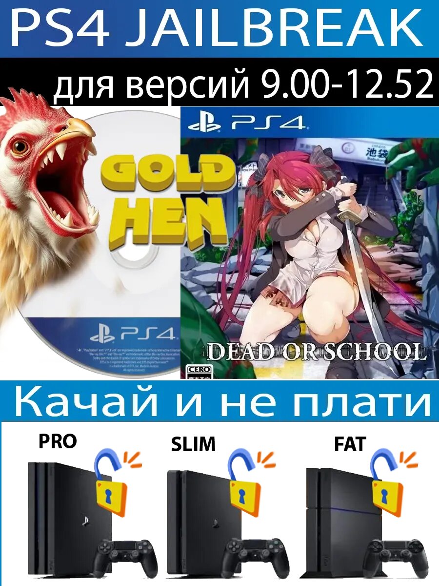 Dead or School диск PS4 JB