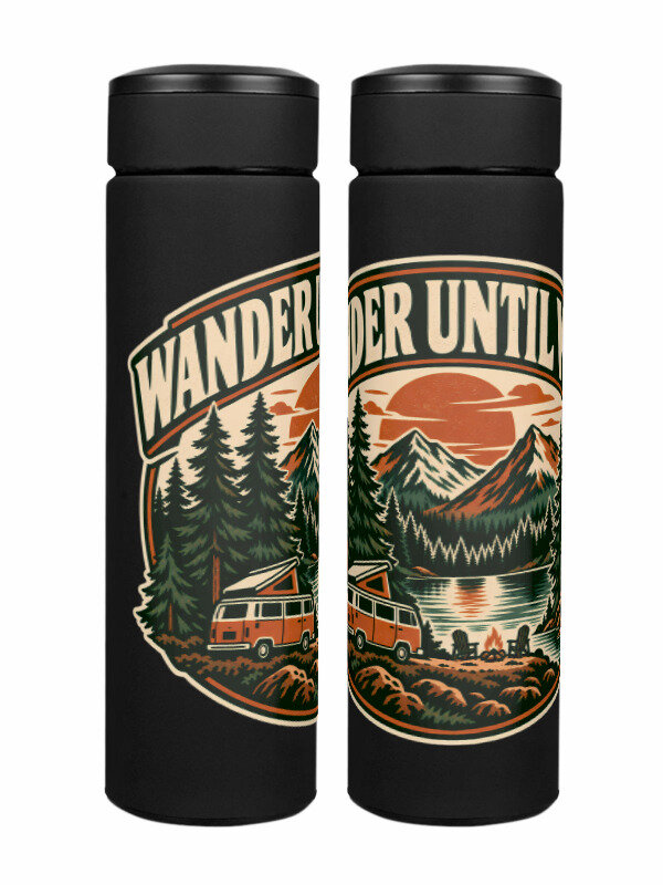 Термос «Under until wild» (черный)