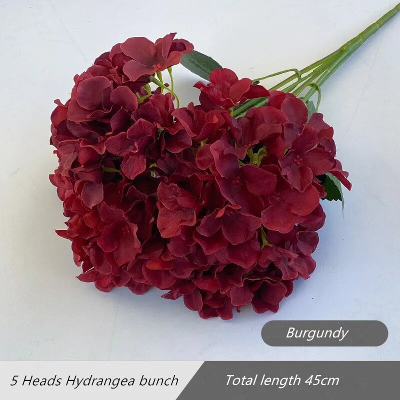 Искусственный шелковый цветок Wine Red Красный, 16