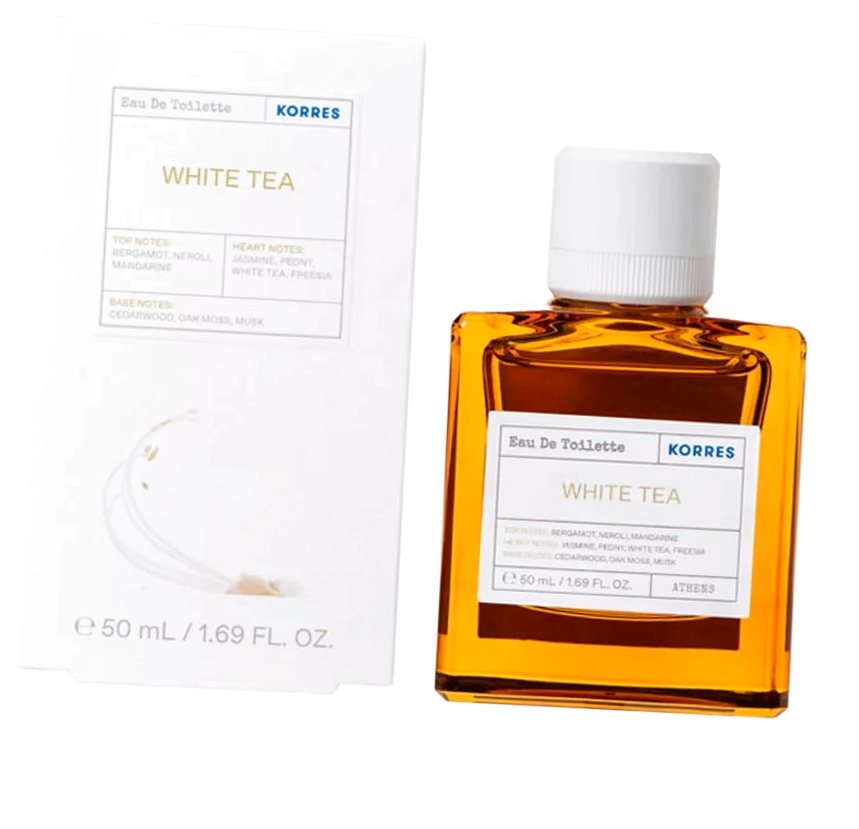Korres White Tea туалетная вода 50 мл для мужчин и женщин / Коррес Уайт Ти