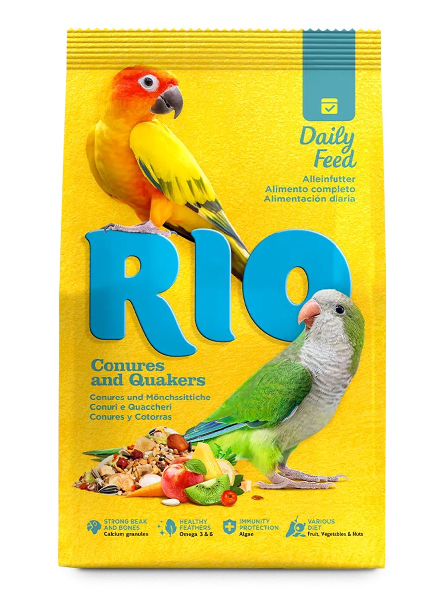 Сухой корм Rio для аратинг и квакеров 1000 г