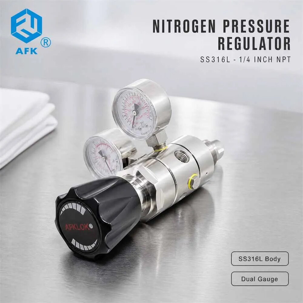Регулятор давления Afklok 3500psi до 200psi Natural Gas, 25Mpa IN 1.6Mpa Out