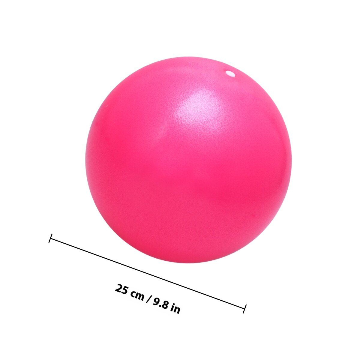 Фитнес-Мяч Для Йоги И Упражнений С Балансировкой 25.00X25.00X25.00Cm Розовый