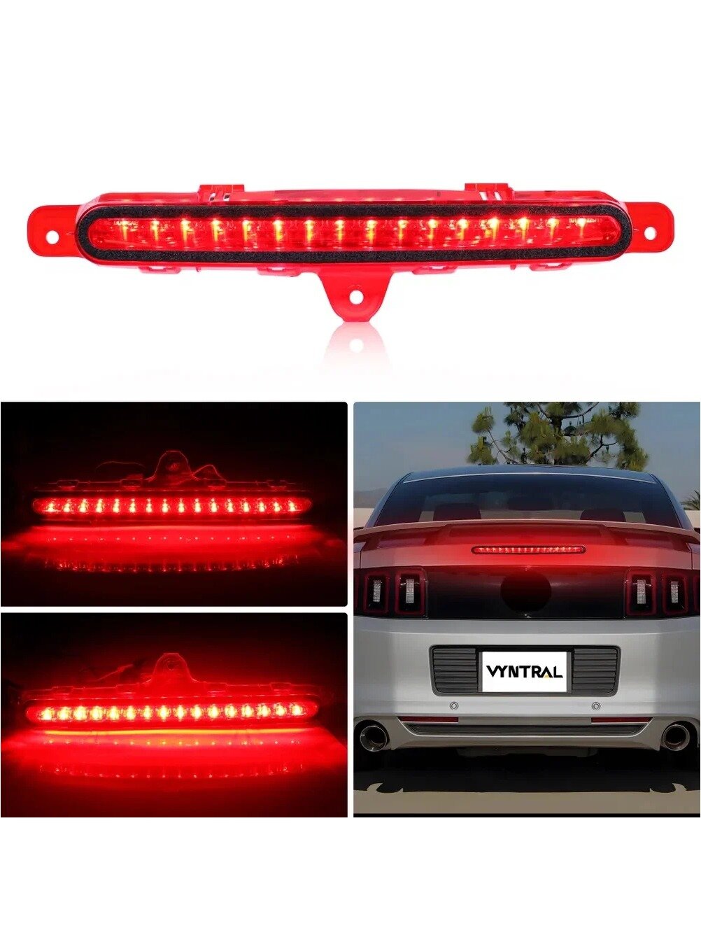 Задний фонарь стоп-сигнал LED, 1 шт. TH-121RR, красный, 12–24 В, 4 Вт, ABS