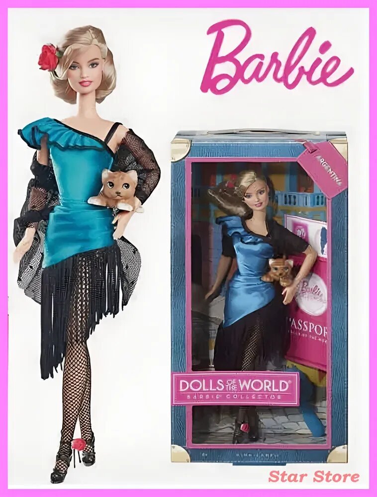 Barbie dolls of the world Argentina password Коллекционное издание аргентинского паспорта Барби
