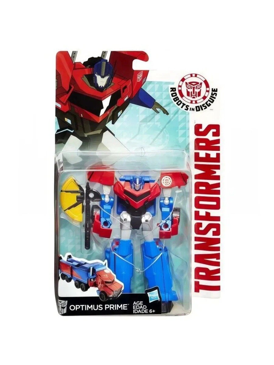 Трансформеры игрушки Hasbro Transformers Robots in Disguise Optimus Prime