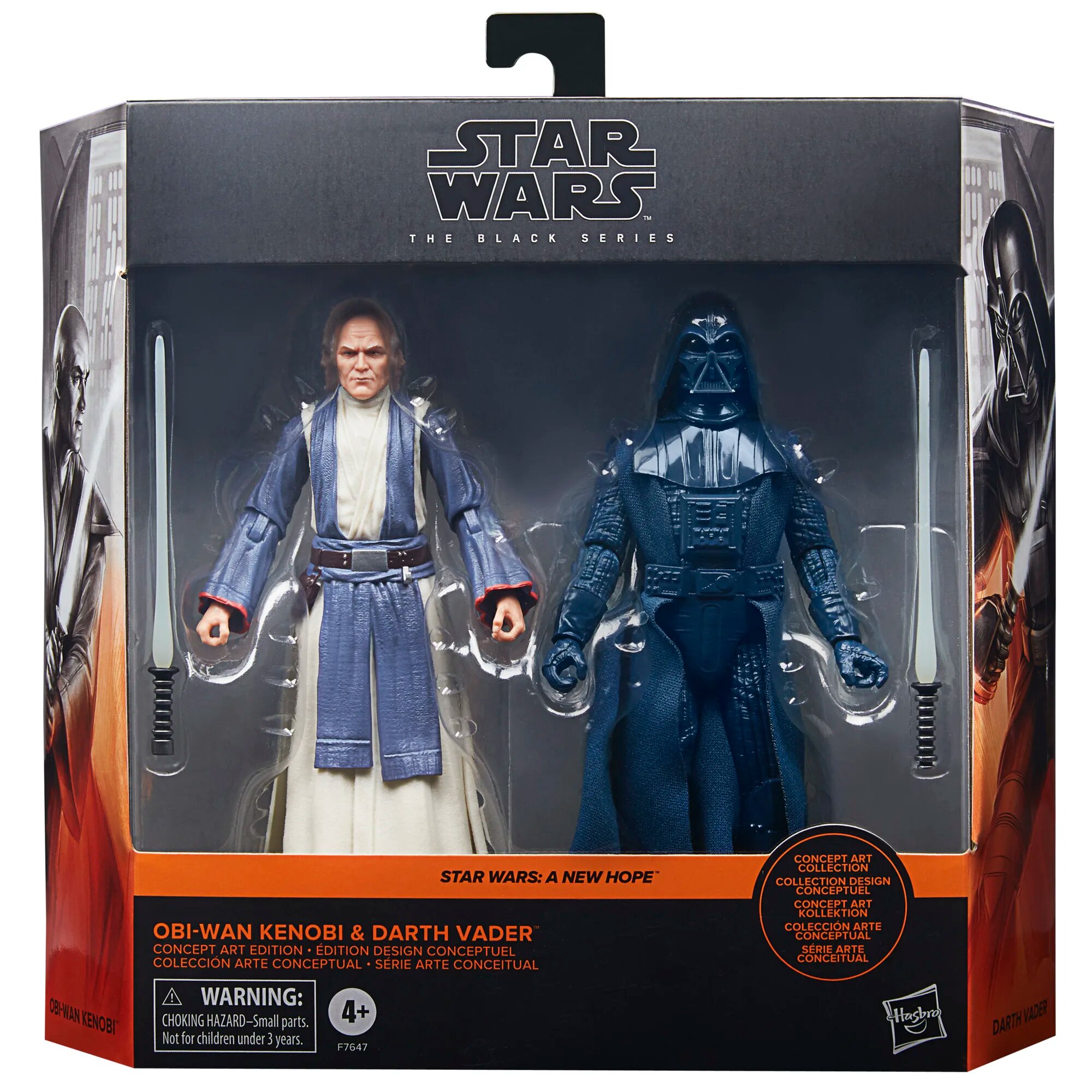 Hasbro Star Wars The Black Series A New Hope Obi-Wan Kenobi & Darth Vader фигурки