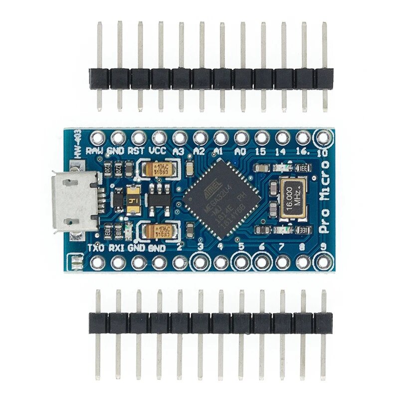 TENSTAR ROBOT плата микроконтроллера ATMEGA32U4 Синий, Micro USB 3-6V