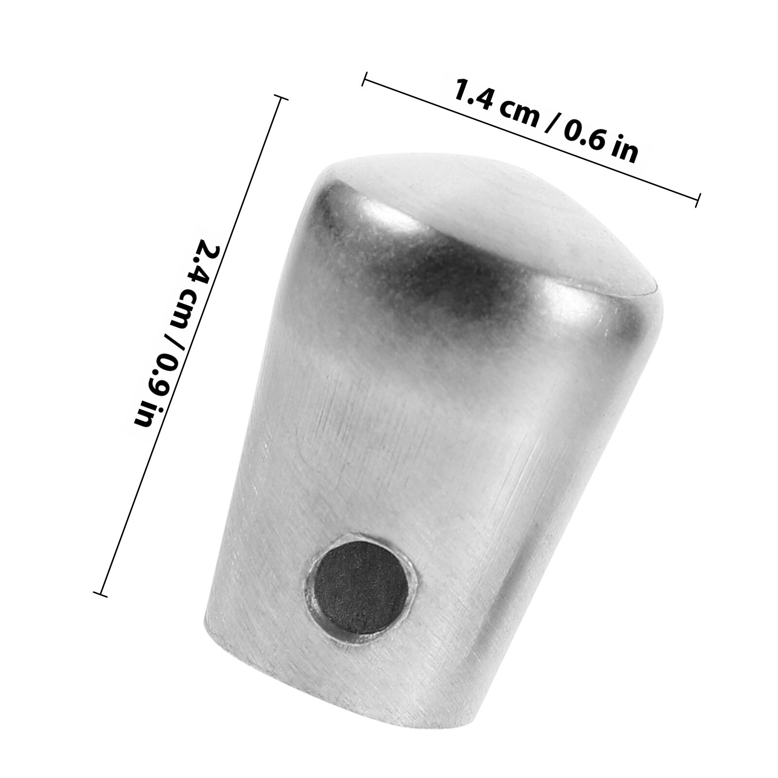 5 Штук Металлические Заглушки Для Перил Серебристый Цвет 2.4X1.4X1.4CM