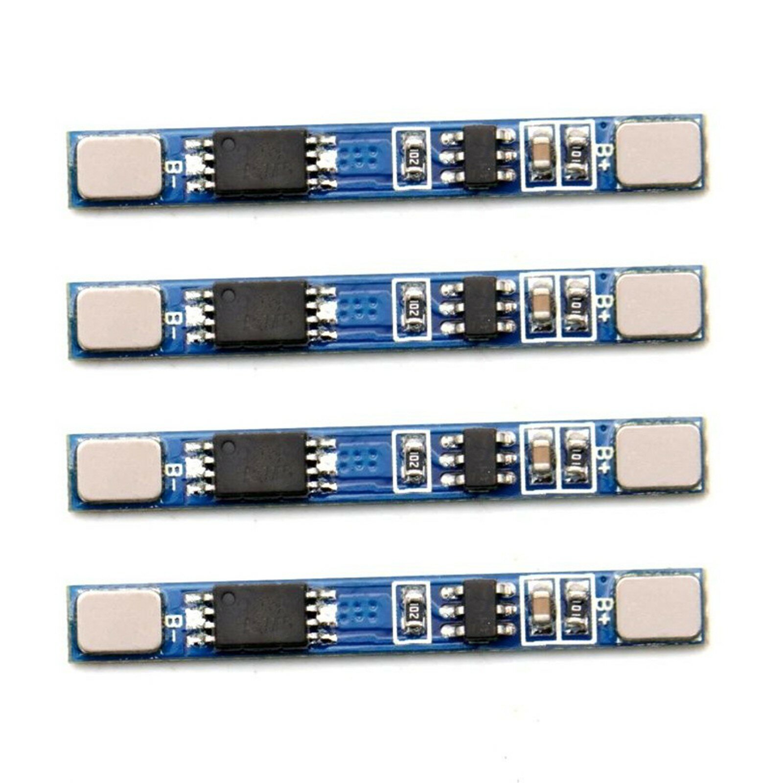4pcs 1S 3.7V 18650 Литийные защиты аккумулятор