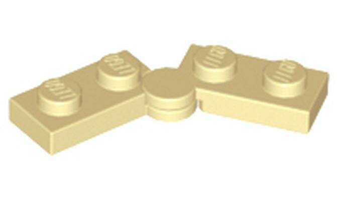 Деталь Lego 2429c01 Hinge Plate 1 x 4 Swivel (2429 / 2430)
