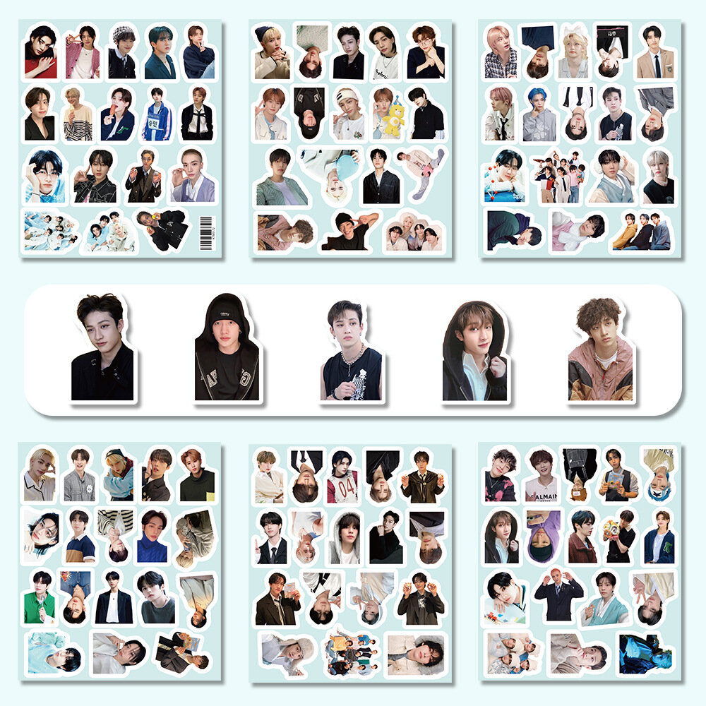 Официальные стикеры группы Stray Kids 100 листов водостойкие наклейки для телефонов для фанатов к-поп