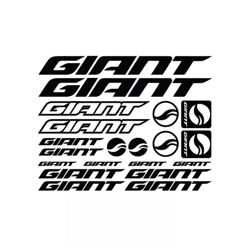 Наклейки на раму велосипеда для горного велосипеда Shimano GIANT Ghost COLNAGO Cannondale Стиль 3 34x27cm Черный