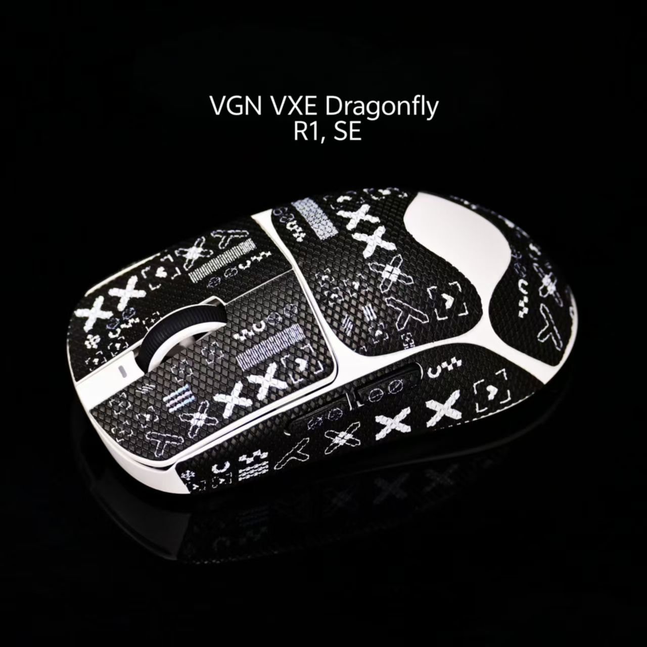 VGN VXE R1, Противоскользящие наклейки для мыши Универсальные грипсы для геймеров и офиса, цепкий хват без следов