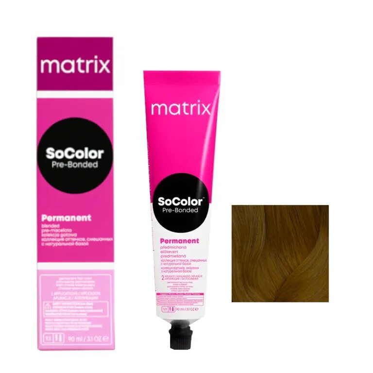 Matrix Краска для волос SoColor Pre-Bonded 7A 90 мл 90 мл