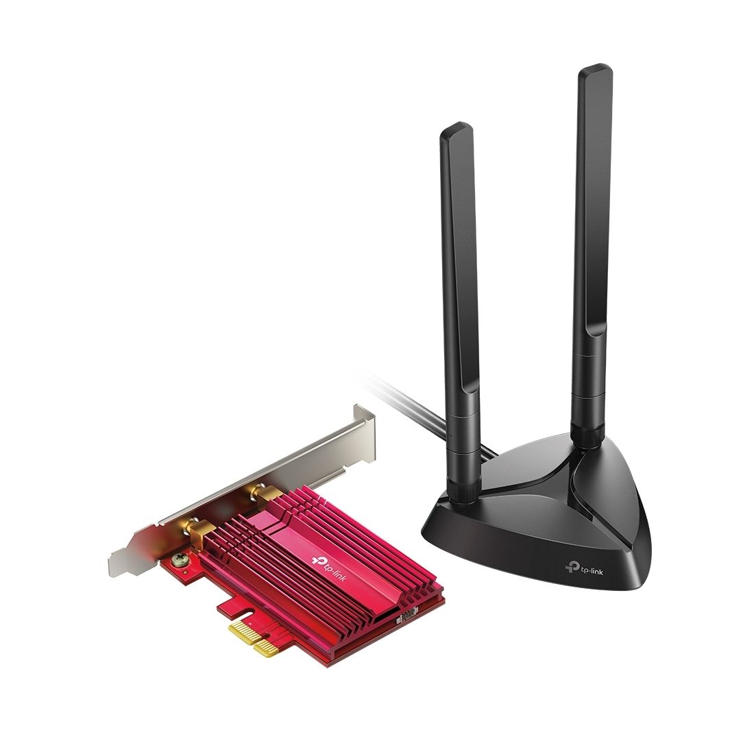 Сетевой адаптер Wi-Fi + Bluetooth TP-Link Archer TX3000E AX3000 PCI Express (ант. внеш. съем) 2ант.