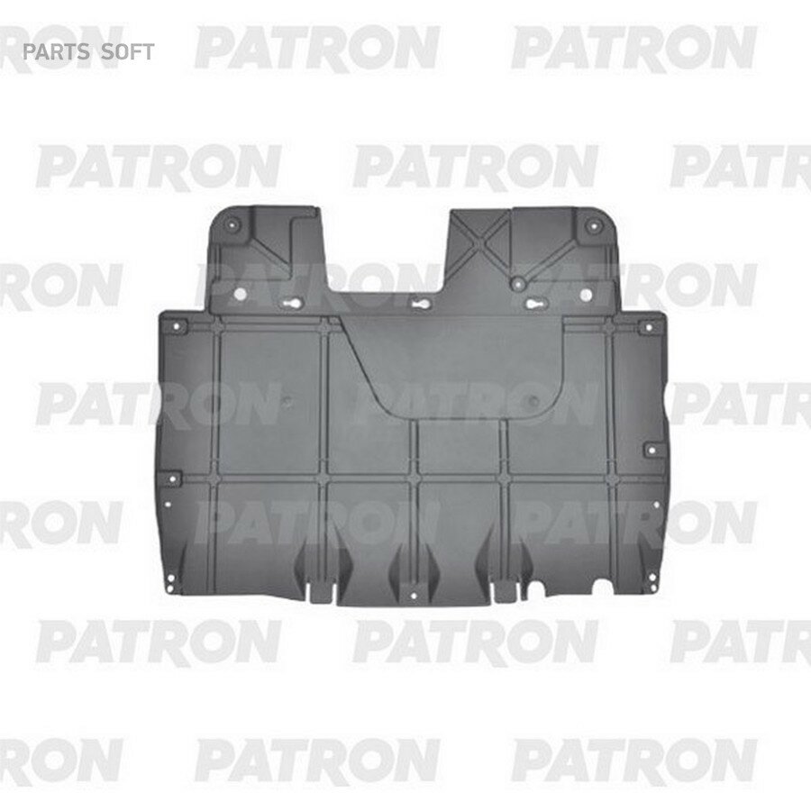 P720226 PATRON Защита двигателя ALFA ROMEO Mito 08>, FIAT Grande Punto 05>, Grande Punto Van 06>, Pu от официального дистрибьютора, PATRON, артикул P720226
