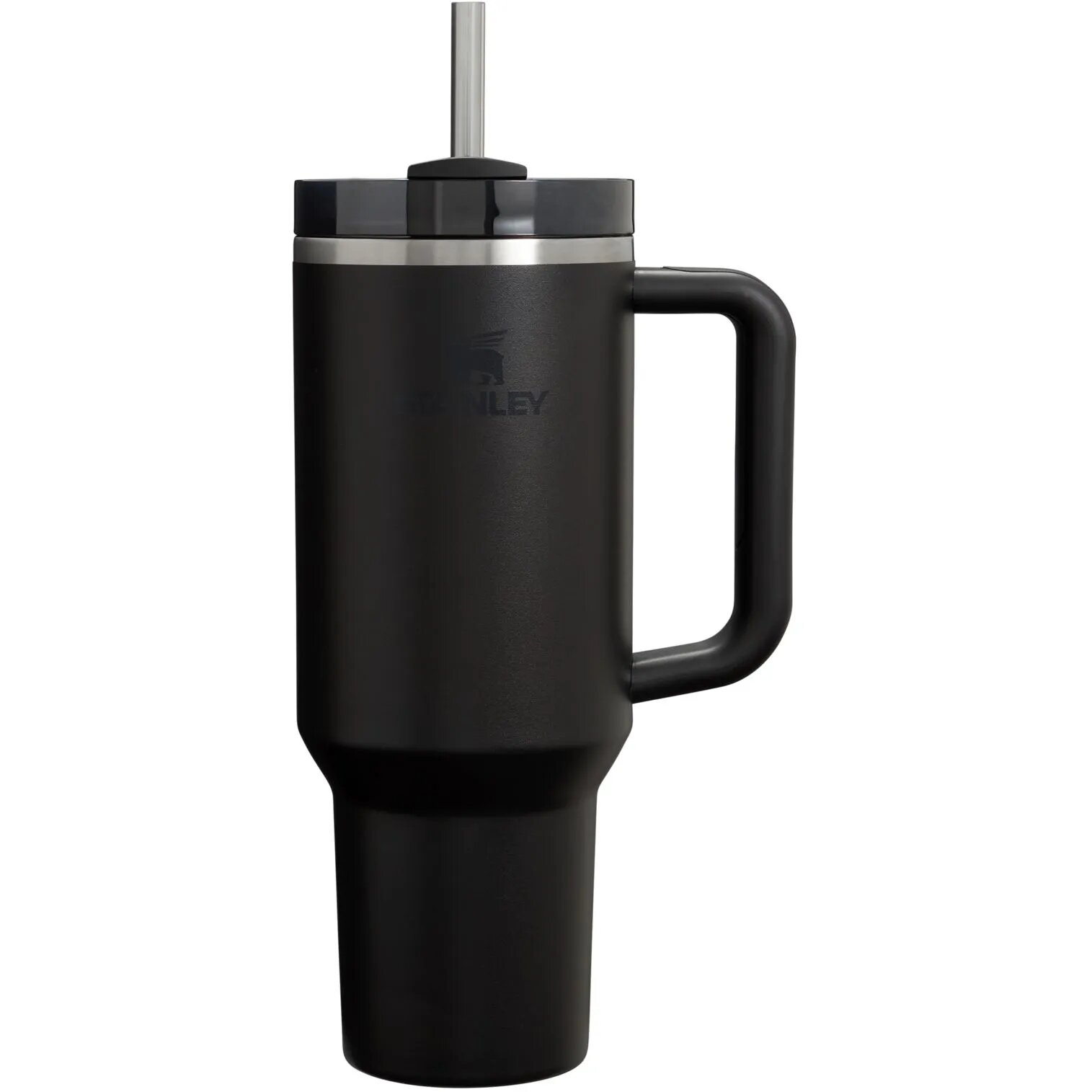 Stanley Термокружка 1.2 л, холод 11 ч, тепло 7 ч, с ручкой, черный матовый