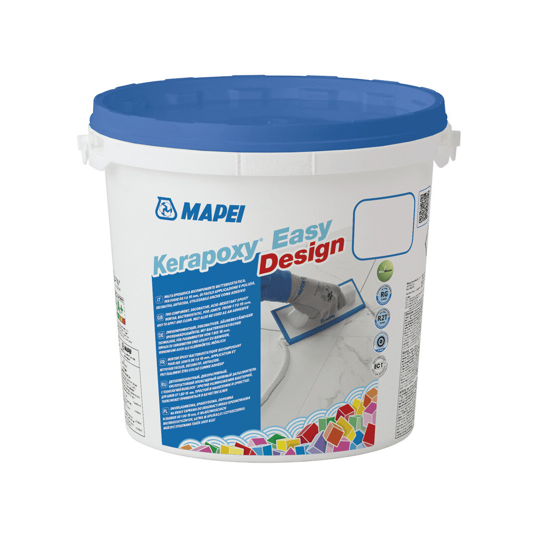 Mapei Kerapoxy Easy Design/Мапей Керапокси Изи Дизайн, цвет 125 Серый замок, 3 кг, эпоксидная затирка