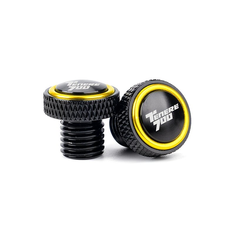 Алюминиевые винты и гайки крепления зеркала для мотоцикла, цвет золотой
