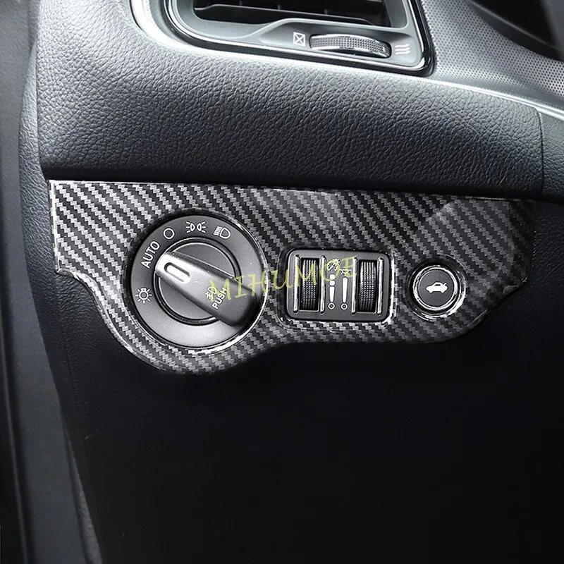 Для Dodge Charger Challenger Chrysler 300 300C внутренняя панель переключателей на приборной панели стильные аксессуары из углеродного волокна
