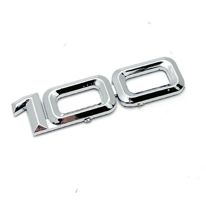 Надпись Ауди 100 хром