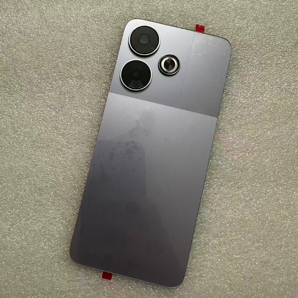 Подходит для задней крышки стеклянного корпуса батареи Xiaomi Poco M6 4G. Камера с объективом.