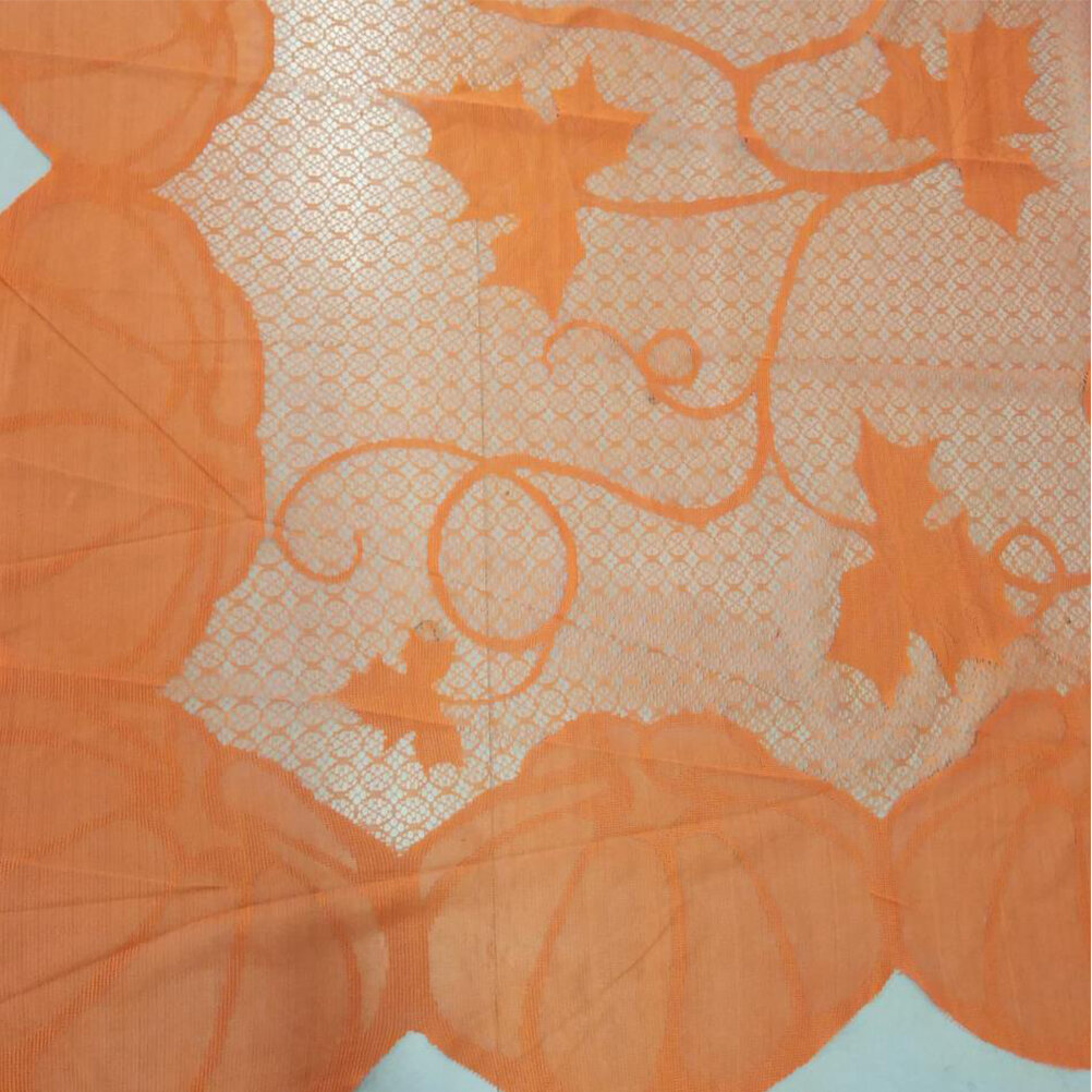 Покрывало На Стол Thanksgiving С Кружевами И Тыквой Защитное Покрытие Для Камина 152 X 50.8Cm