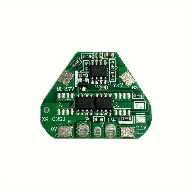 Плата защиты BMS 3S 5A 11.1V для литий-ионных аккумуляторов 18650 с защитой от короткого замыкания для повербанков