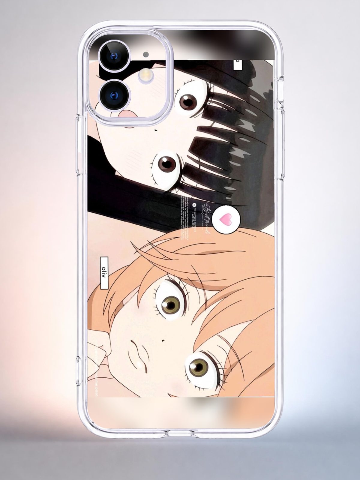 Чехол iPhone 11 Аниме девушки Y2K Indie Sleaze