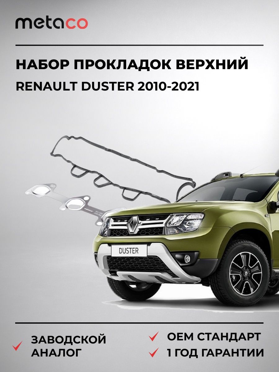 Набор прокладок верхний METACO 2020055 Рено Дастер Renault Duster 2010-2021