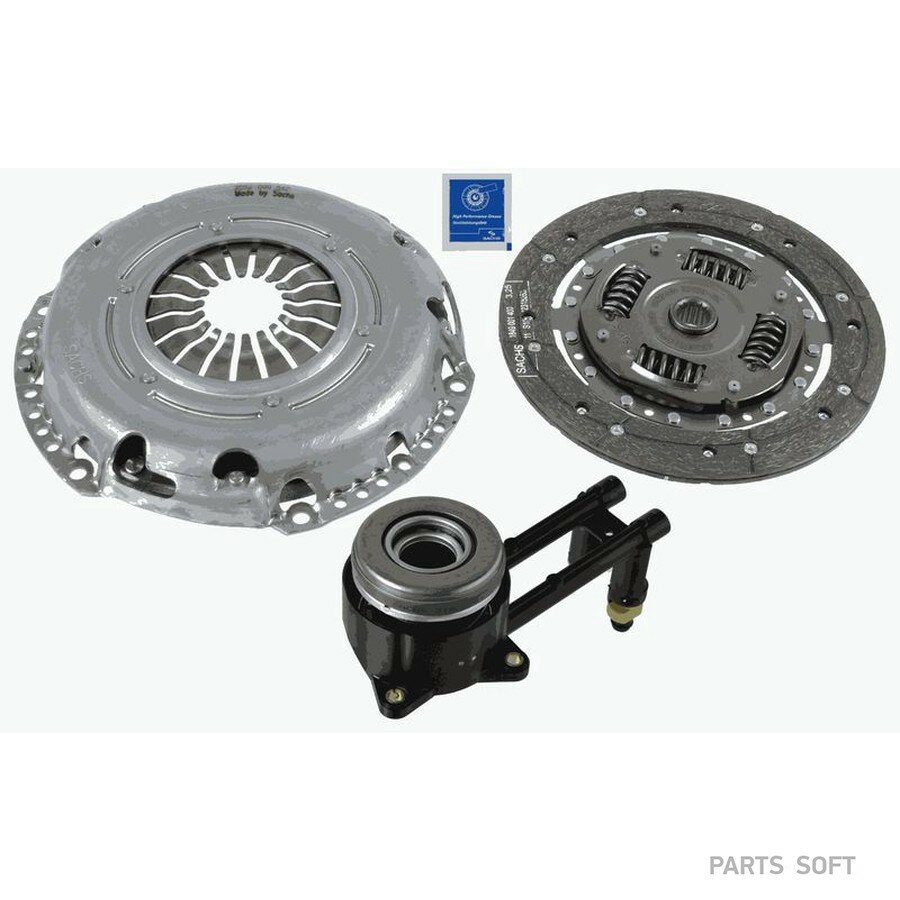 Комплект сцепления от официального дистрибьютора, SACHS, артикул 3000990088
