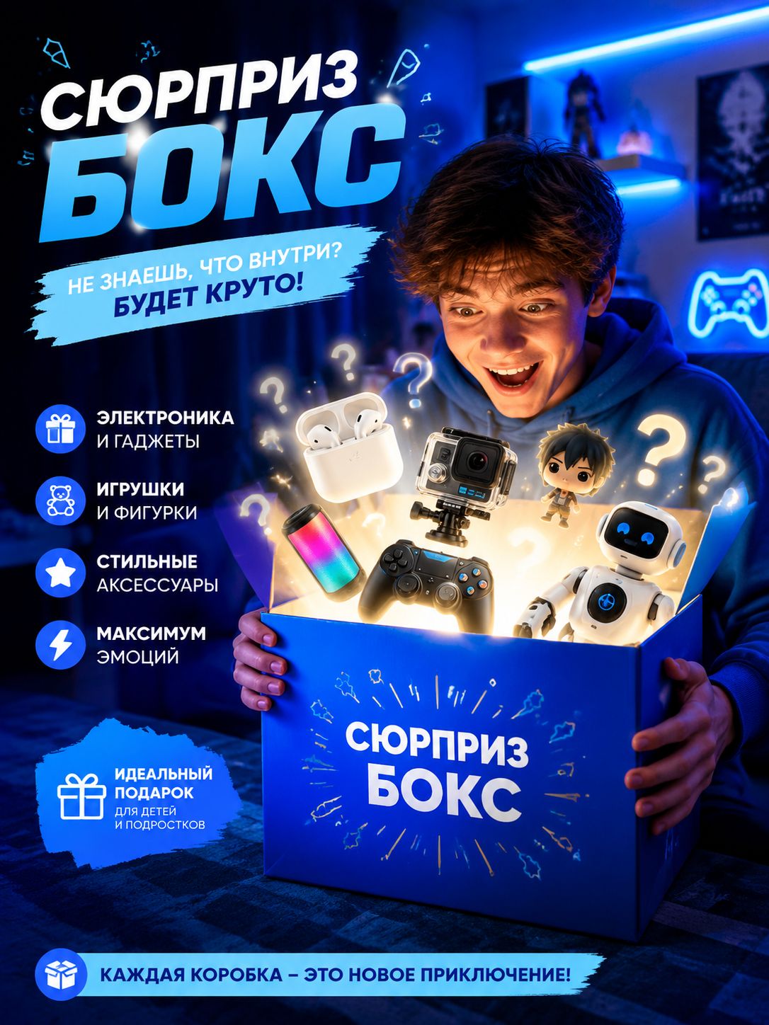 Сюрприз-бокс белый Сюрприз-бокс