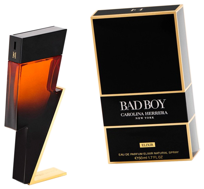 Парфюм мужской Carolina Herrera Bad Boy Elixir 50 мл - Каролина Херрера Бэд Бой Эликсир