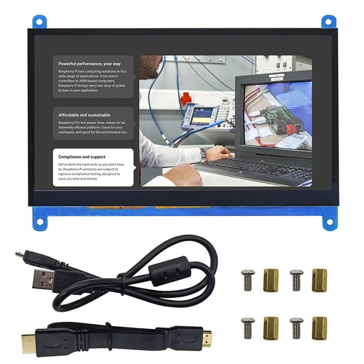 Сенсорная Панель Дисплея С Поддержкой HDMI Для Raspberry Display