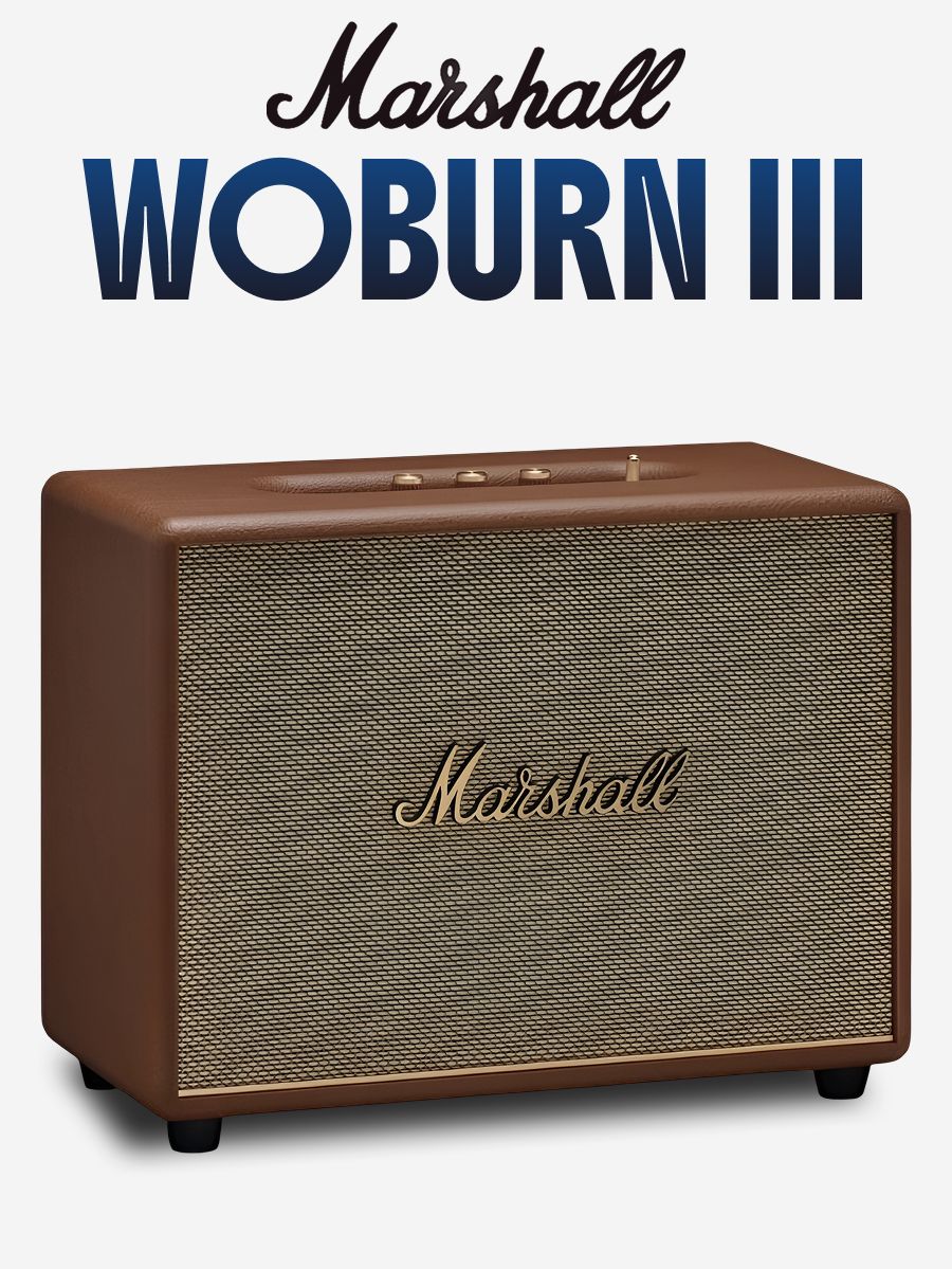 Колонка Marshall Woburn lll, Bluetooth,150 Вт, коричневый