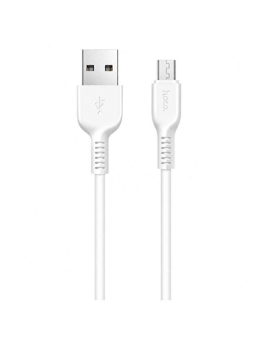 Hoco X20 Flash Кабель USB - MicroUSB, 2.4A, 1 метр, белый