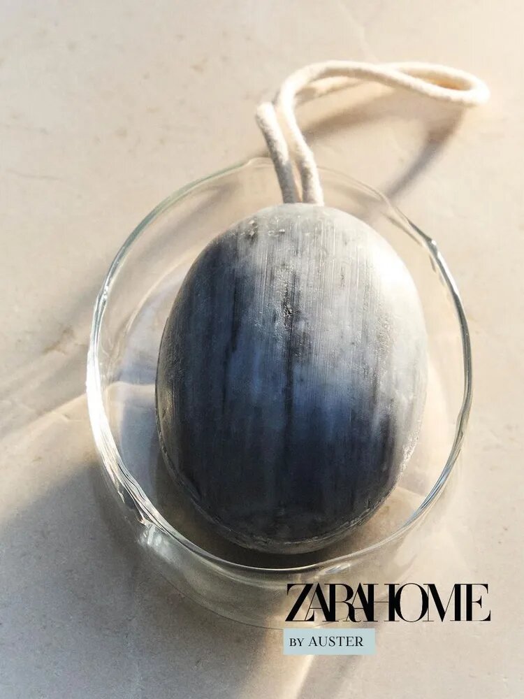 ZARA HOME Мыльница "BOROSILICATE BATHROOM SOAP DISH"