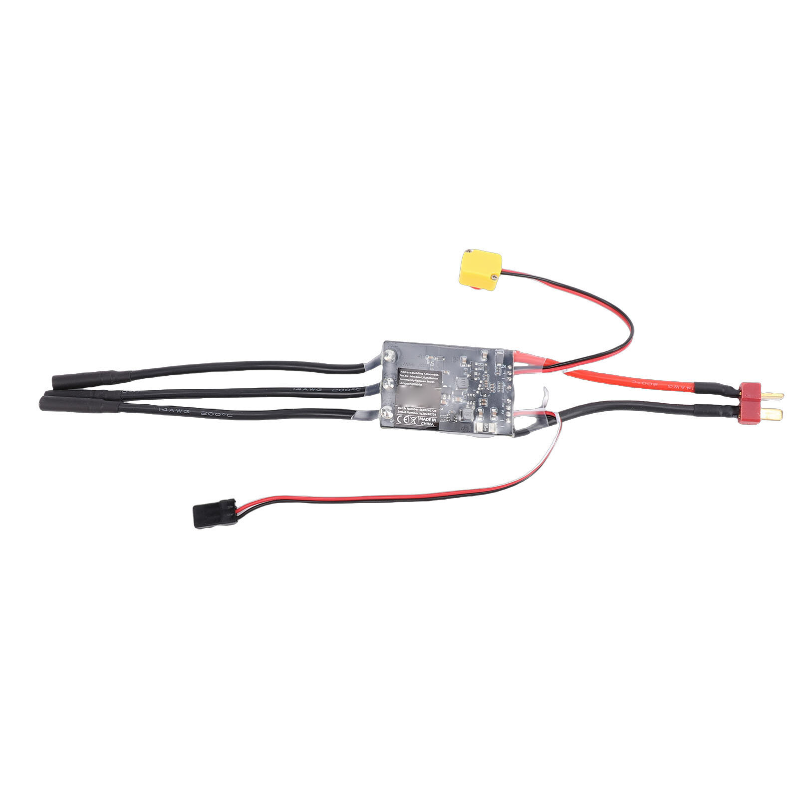 Бесщеточный ESC 75A для бесщеточных двигателей 540 3650 3670, радиоуправляемый автомобиль, лодка, электронный регулятор скорости, входной разъем питания типа T