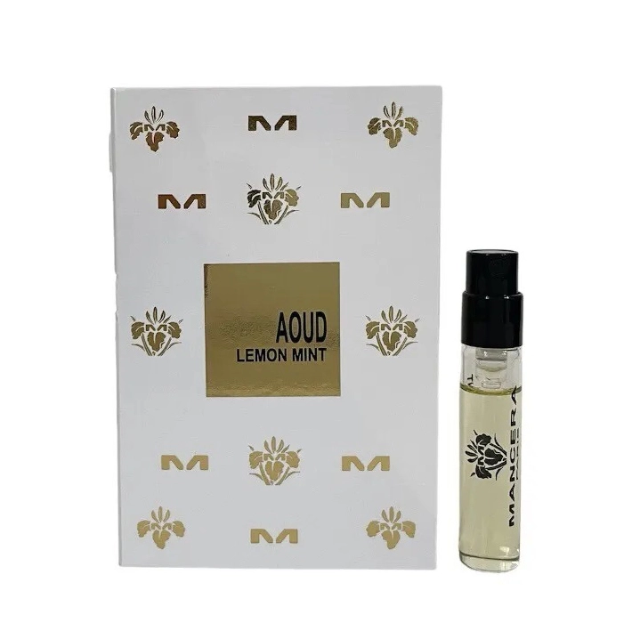 Мансера Уд Лимон Мята парфюмерная вода сэмпл 2 мл унисекс - Aoud Lemon Mint Mancera