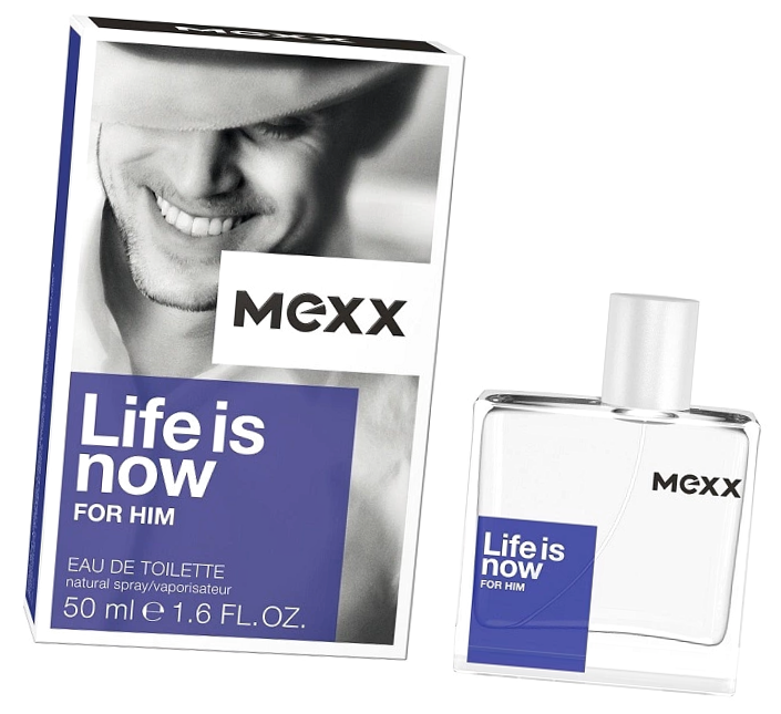 Mexx Life Is Now For Him для мужчин туалетная вода 30 мл - Мекс Лайф Из Нау Фор Хим