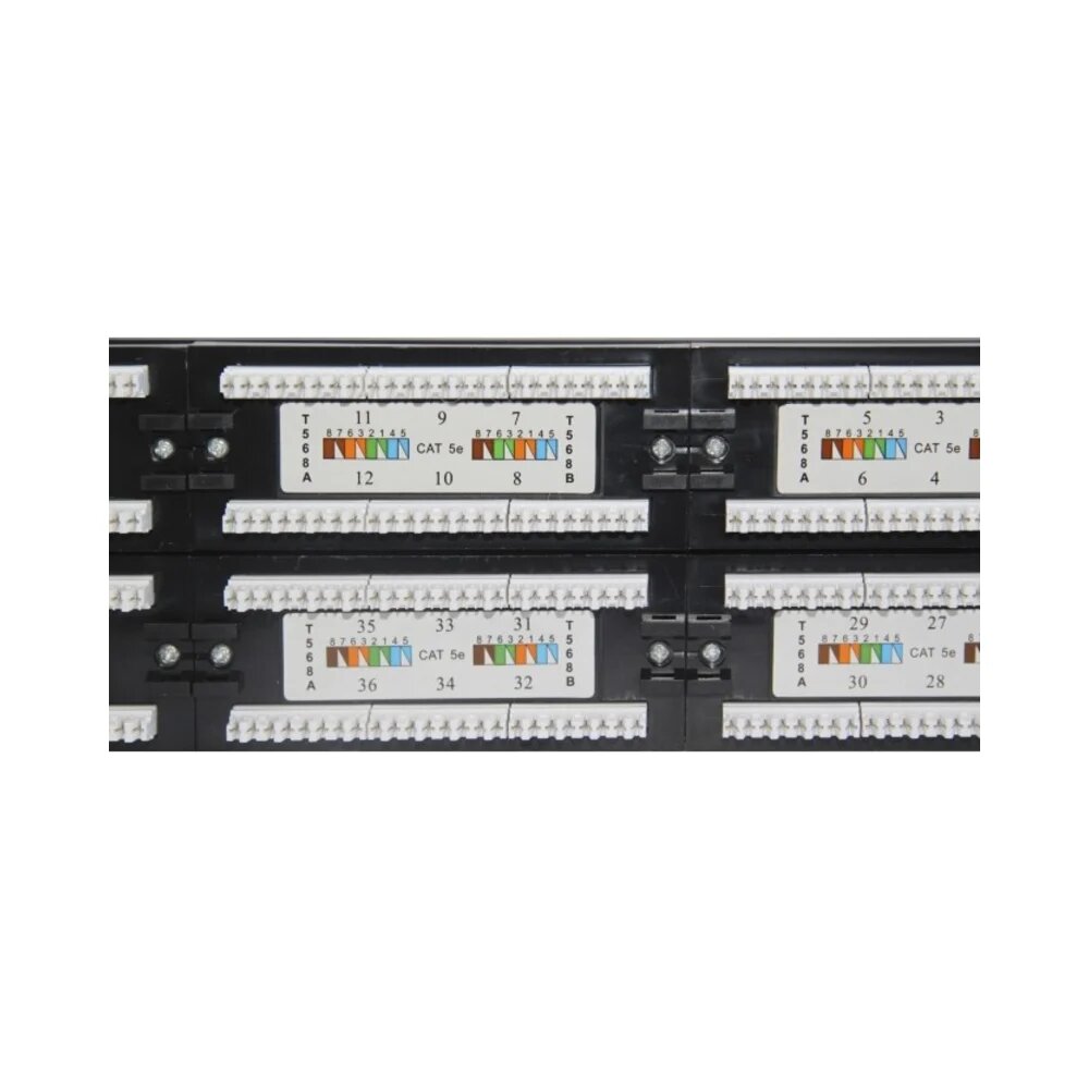 Патч-панель Netlink 19", 2u, 48 портов, сат5е 00000001016 — фото 1
