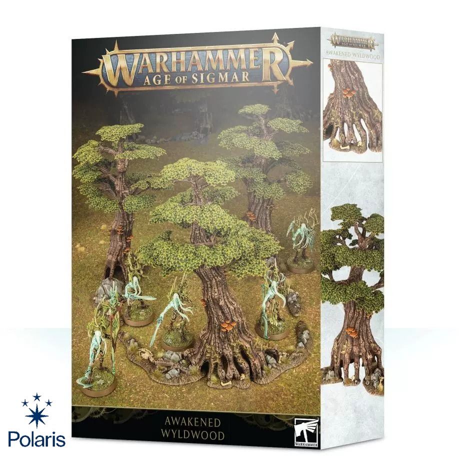 Warhammer Age of Sigmar Awakened Wyldwood Лесной террейн для настольной игры