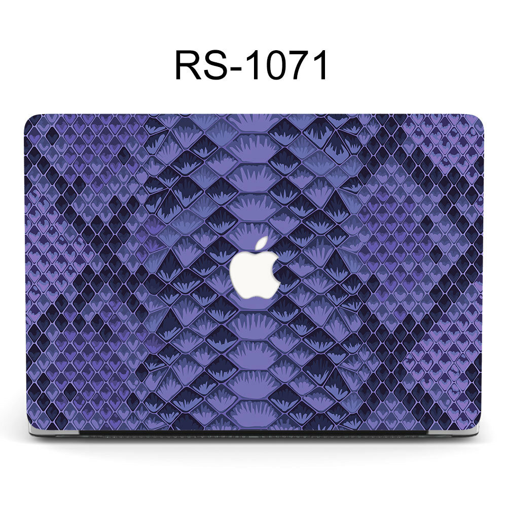 Чехол для макбук air 13.6 M2 M3 M4 / Macbook 2022 2024 2025 леопардовый принт