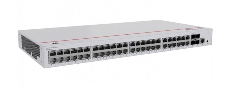 HUAWEI S220-48T4X (L2, 48*10/100/1000BASE-T ports, 4*10GE SFP+ ports, built-in AC power)