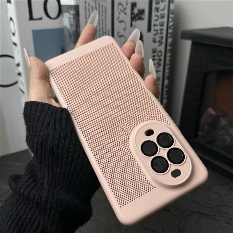 Чехол для рассеивания тепла с защитной пленкой для объектива для Huawei Розовый, Pink, nova 13 Pro