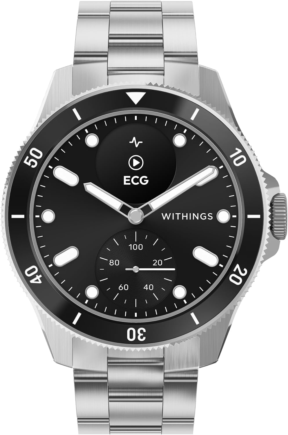 Умные часы Withings Scanwatch Nova 42mm (Black/черные) Активный мониторинг здоровья сердца, мониторинг сна, температуры
