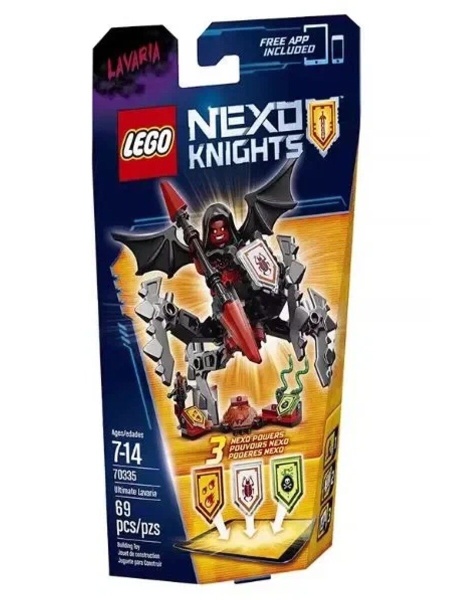 Конструктор LEGO Nexo Knights 70335 Ultimate Lavaria, 69 деталей